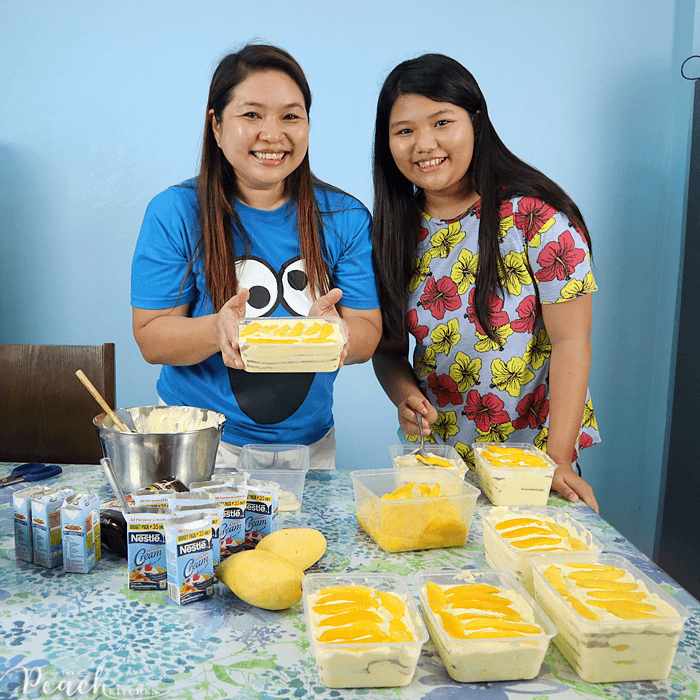 Mango Float Mango Ice Box Cake The Peach Kitchen